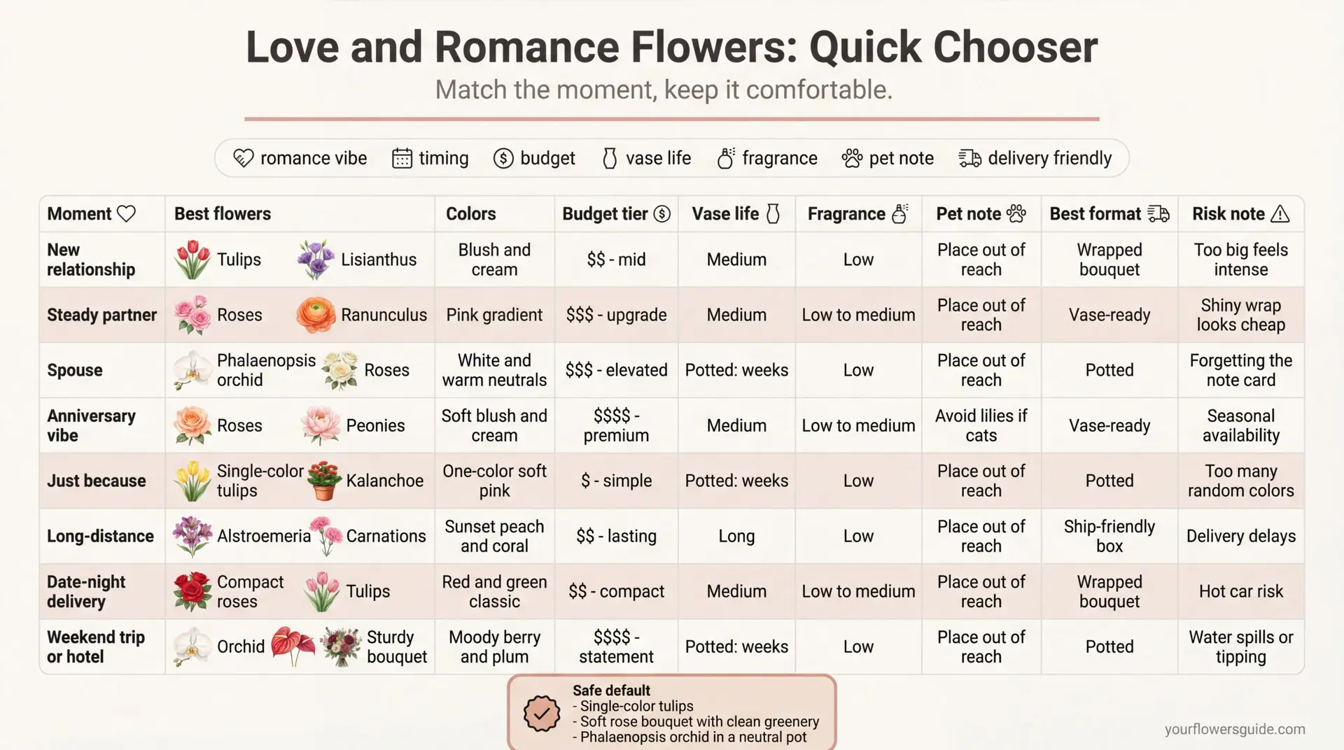 Love and Romance Flowers Guide | Step-by-Step